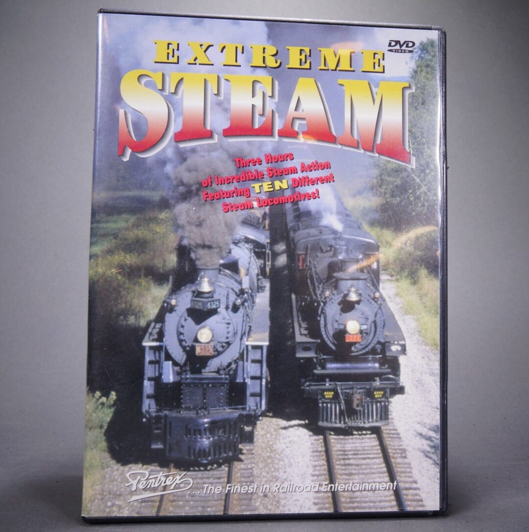 Extreme Steam, Featuring Ten Different Steam Locomotives, DVD, Pentrex ...