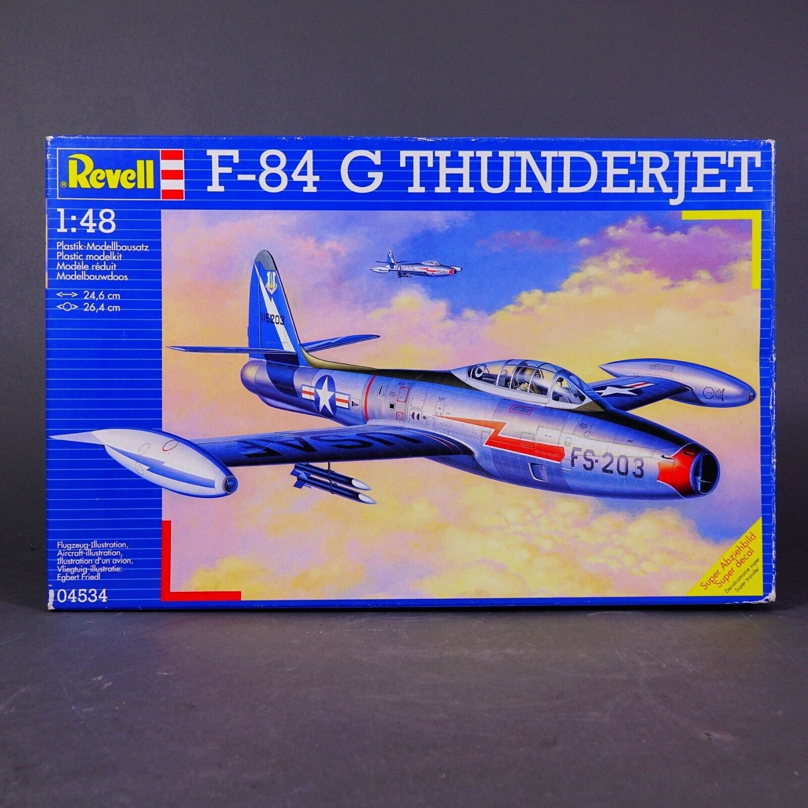 Revell 1:48 F-84G Thunderjet Fighter Model Kit 04534 - Etsy