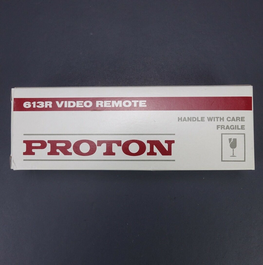 Genuine New Proton 613R Video Remote Control - Tested Guaranteed ...