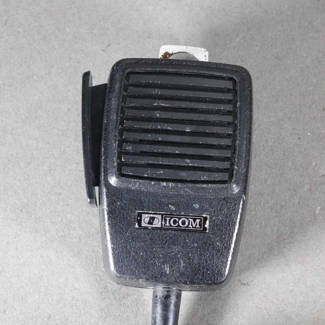 Vintage ICOM CB Radio Handheld Microphone Bare Wires - Untested - Etsy