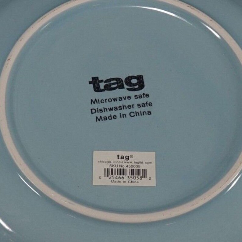 Tag Ltd TAG Light Blue 11" Dinner Plate(s) Several Available - Etsy