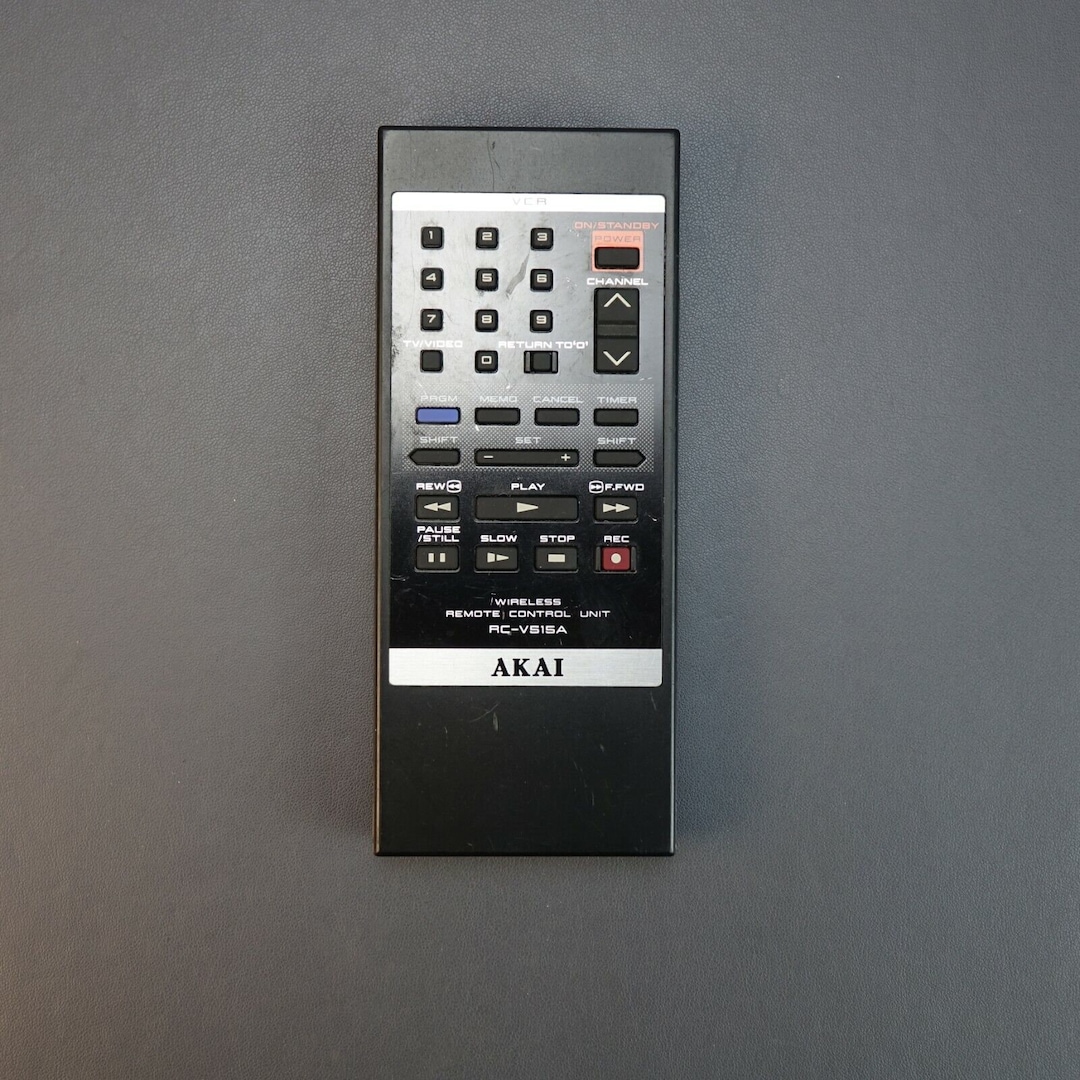 Genuine Akai RC-V515A Remote Control Tested Guaranteed Working - Etsy