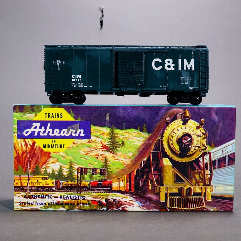 Vintage Athearn Blue Box Ho Scale Weathered Look Box Car in Box 1387 - Etsy
