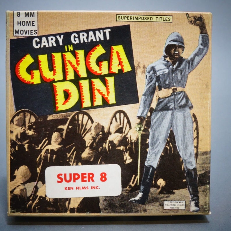 Vintage 1939 Super 8 Ken Films Cary Grant Gunga Din - Etsy