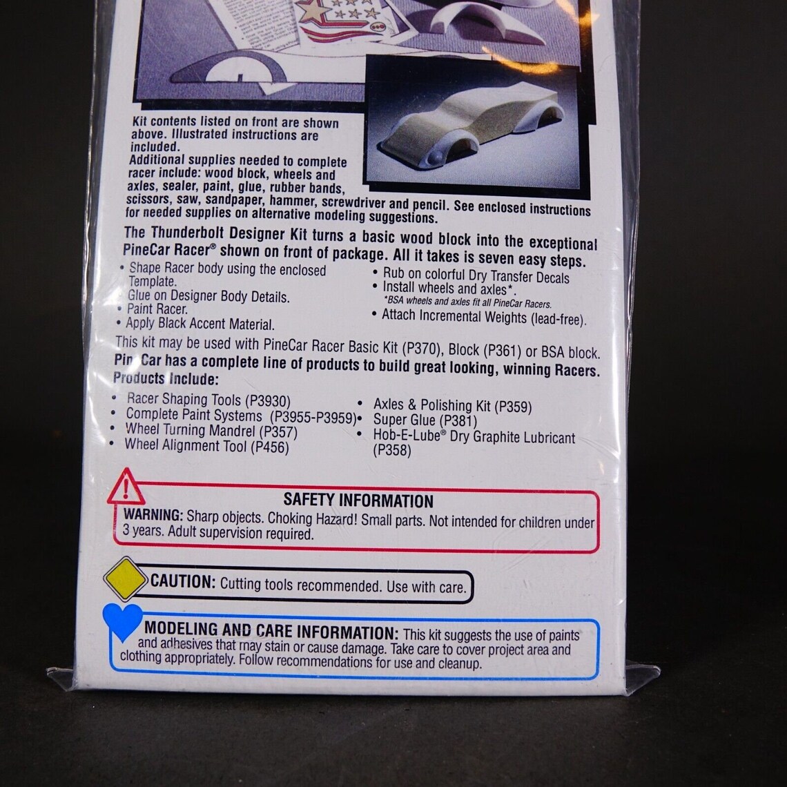 Pinecar Thunderbolt Designer Kit Multimedia Model Detail P416 - Etsy