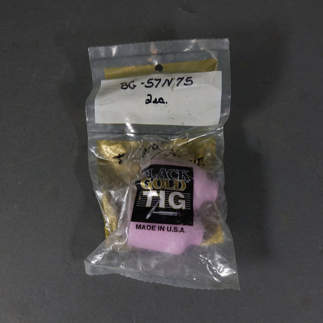 Two (2) Tewco Black Gold Tig Gas Lens Nozzles - Bg 57N75 - Etsy