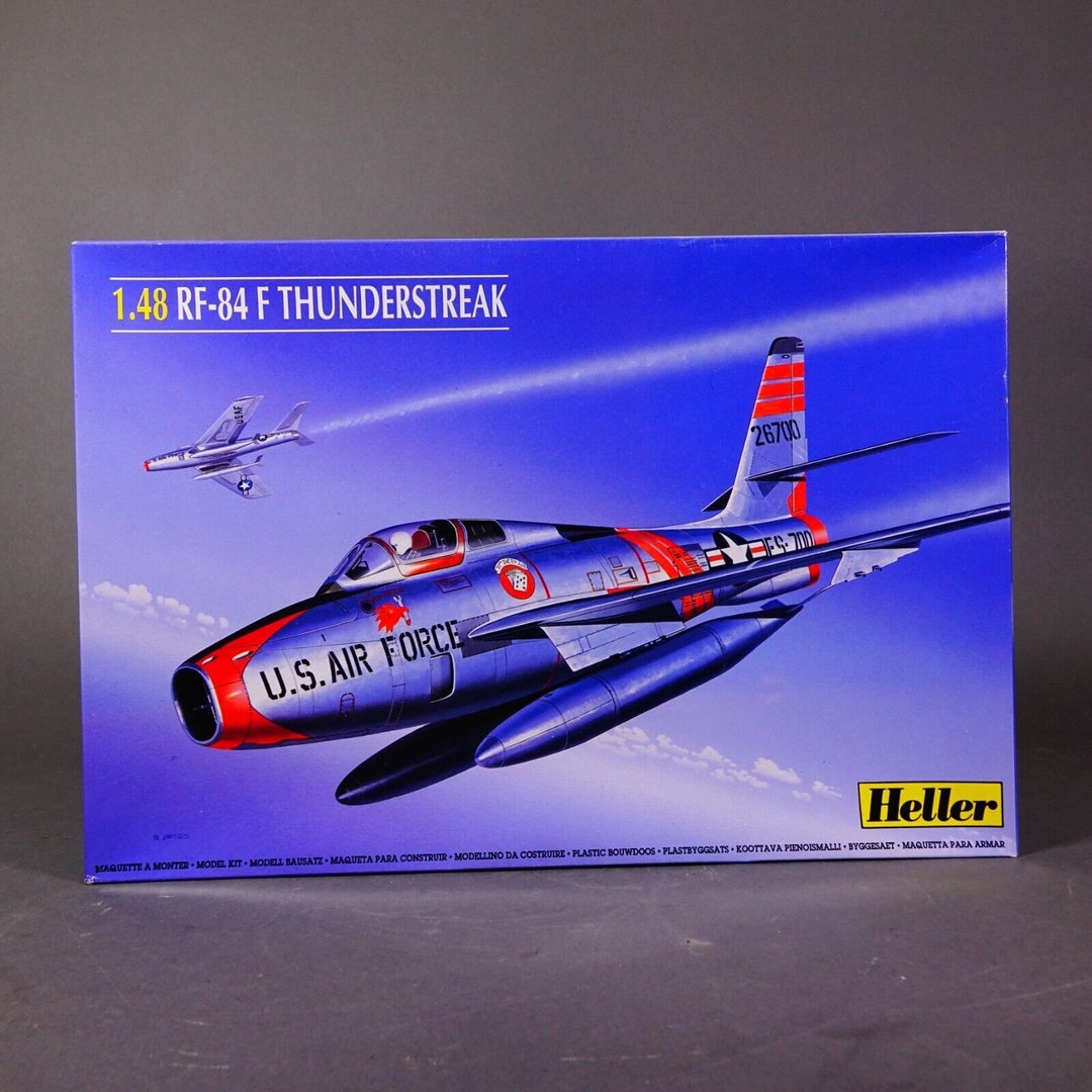 Rare HELLER RF-84F THUNDERSTREAK 1:48 80419 - Etsy