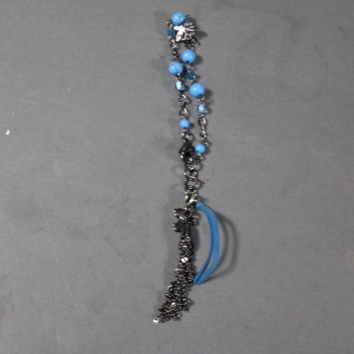 ANNA SUI Butterfly Necklace and Bracelet Set Jewels & Torquois Beads - Etsy