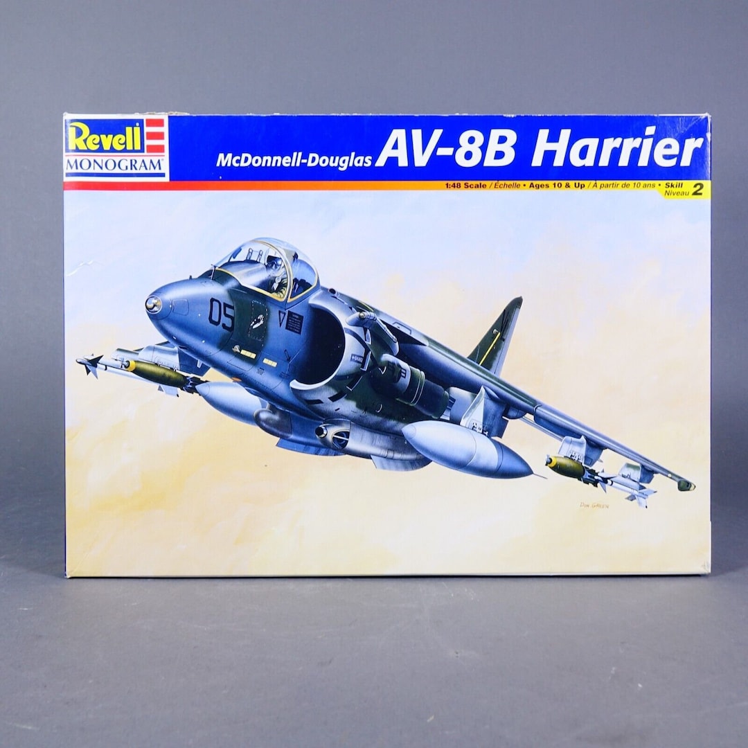 Revell 1/48 Scale AV-8B Harrier Kit No. 85-5448 NEW - Etsy
