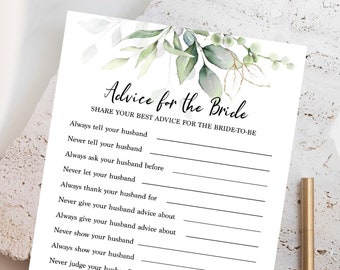 Advice for the Bride | Etsy