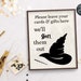 Editable Wizard Birthday Party Cards & Gifts Sign, Printable Witchcraft ...