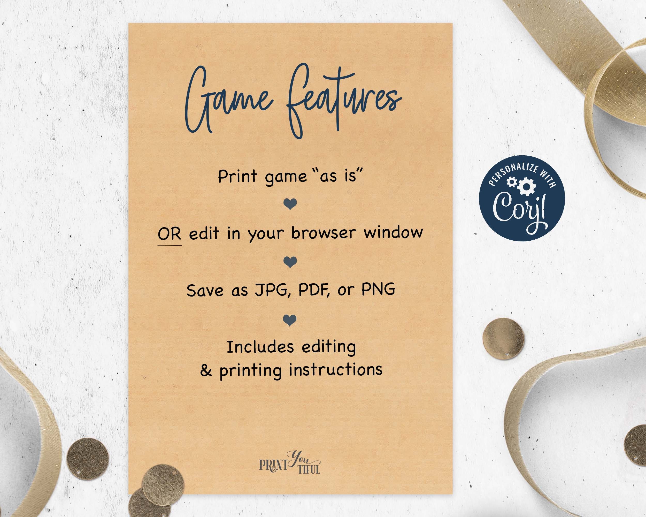 Editable Bridal Shower Games, Printable Guess Who Said It Template for ...