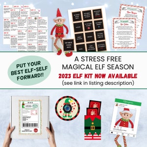 Editable Mini Elf Letters & Envelopes, Printable Miniature Christmas ...