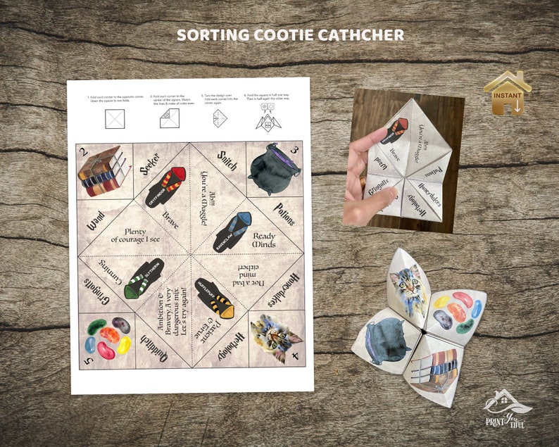 Printable Wizard Birthday Party Games & Trivia Quiz, Magic Themed Party ...