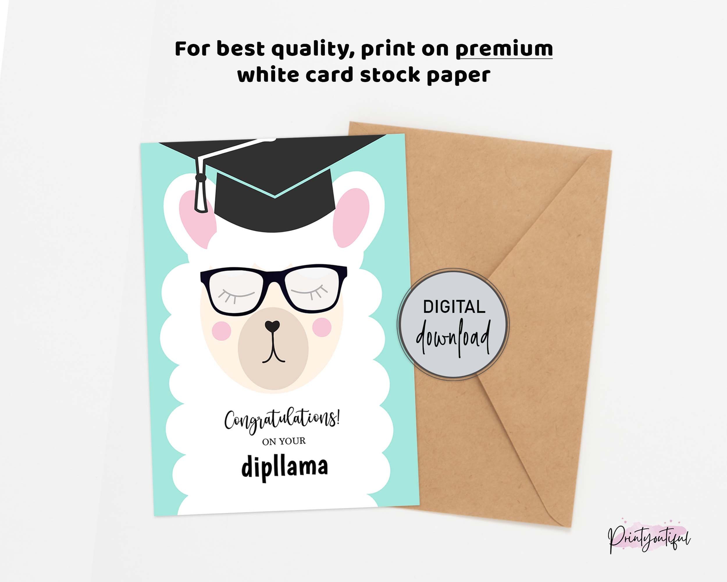 Printable Funny Graduation Card Congratulations on Your - Etsy