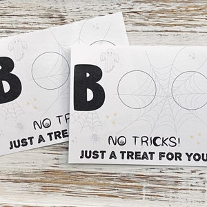 Printable Halloween Class Favour Tags, Playdough Treat Cards, Halloween ...