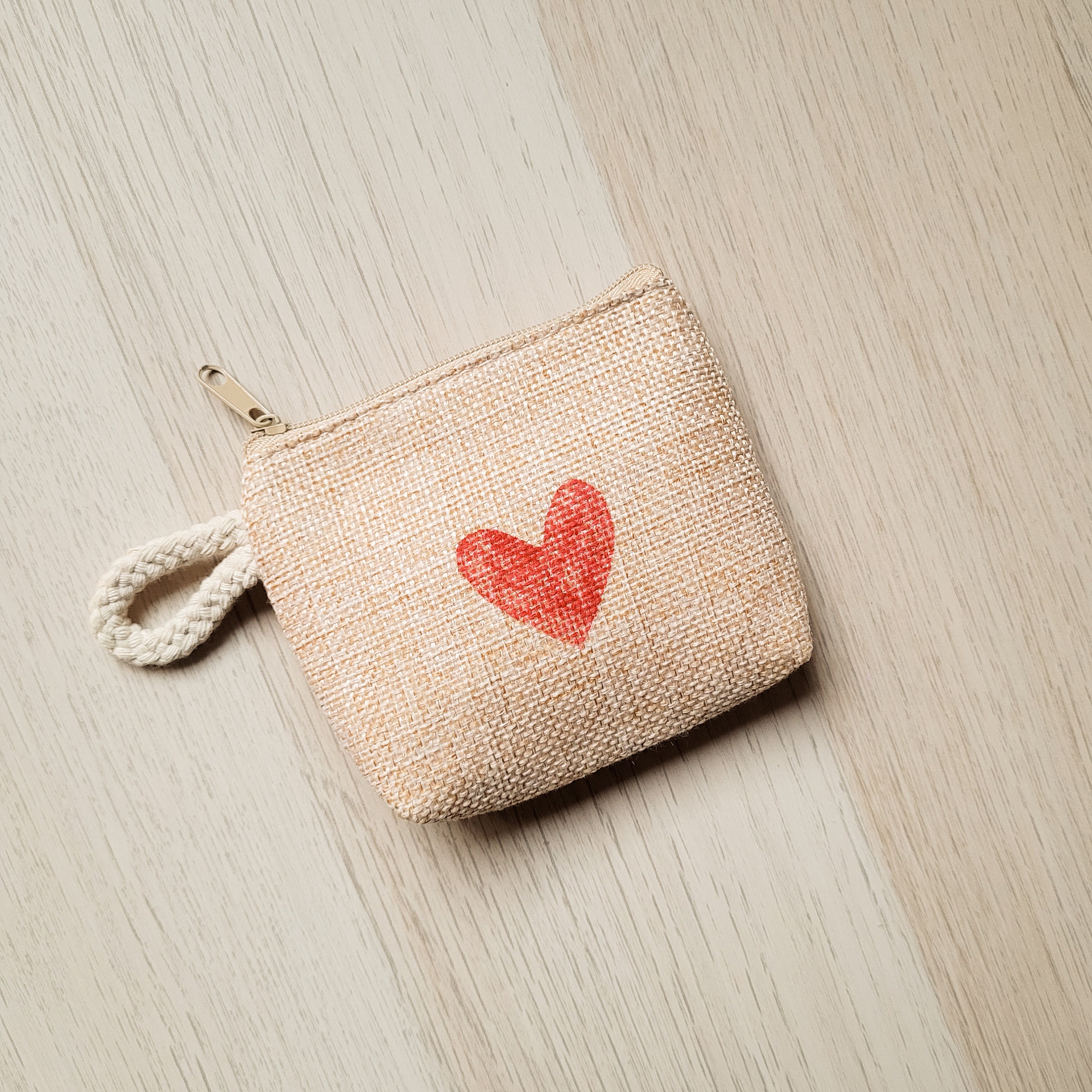 Minimalist Coin Purse, Heart Coin Purse, Small Coin Pouch, Coin Purse ...