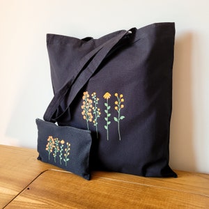 Tote and Makeup Bag Set, Tote Bag and Pouch Kit, Summer Travel Cases ...