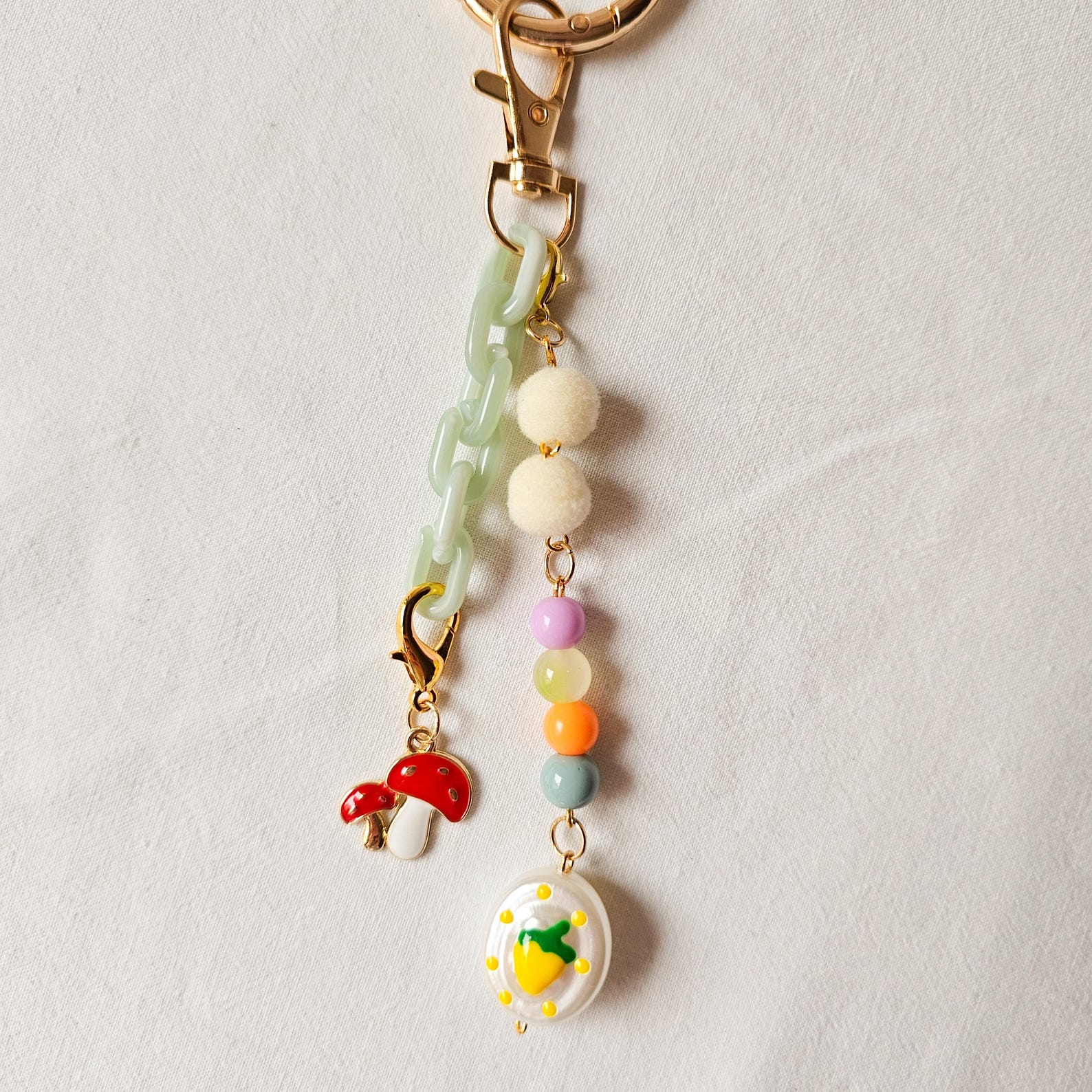 Moon Sun Bag Charm, Celestial Strawberry Keychain, Cute Lemon Purse ...