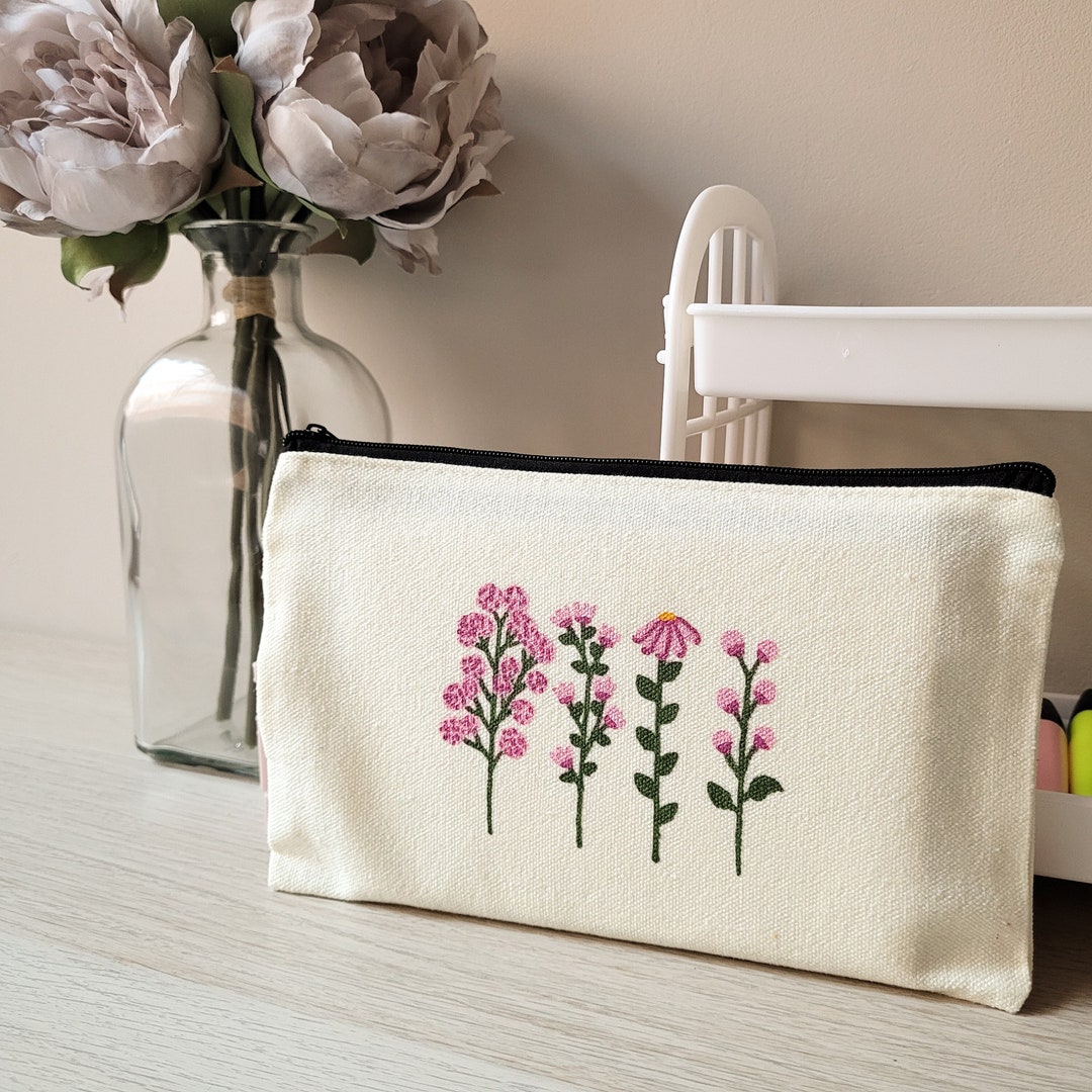 Preppy Pencil Case Pencil Pouch Pencil Case Aesthetic - Etsy