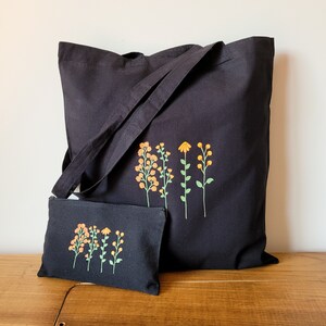 Tote and Makeup Bag Set, Tote Bag and Pouch Kit, Summer Travel Cases ...