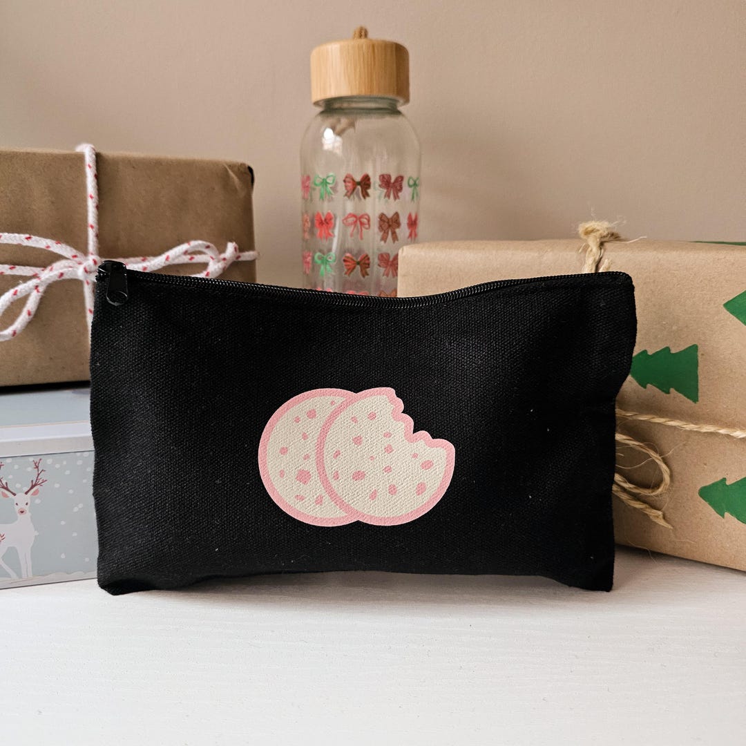 Cookies Pencil Case, Black Pencil Pouch, Pencil Case Aesthetic ...
