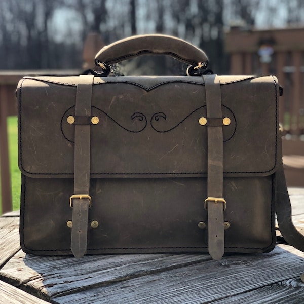Leather Laptop Bag Pattern - Etsy