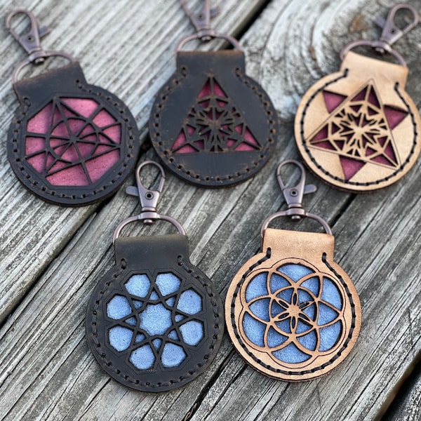 Pdf Leather Keychain - Etsy