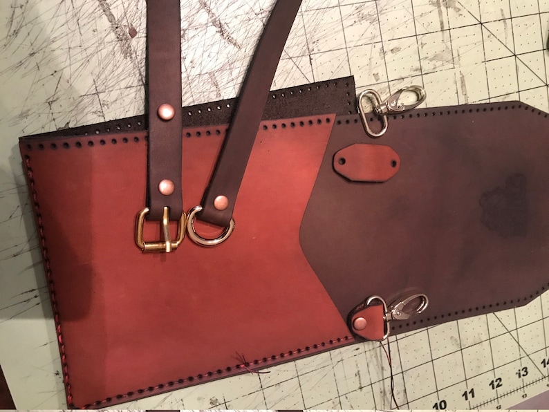 DIY Leather EDC Cross Body Bag/ Satchel Pattern in Svg and Pdf - Etsy