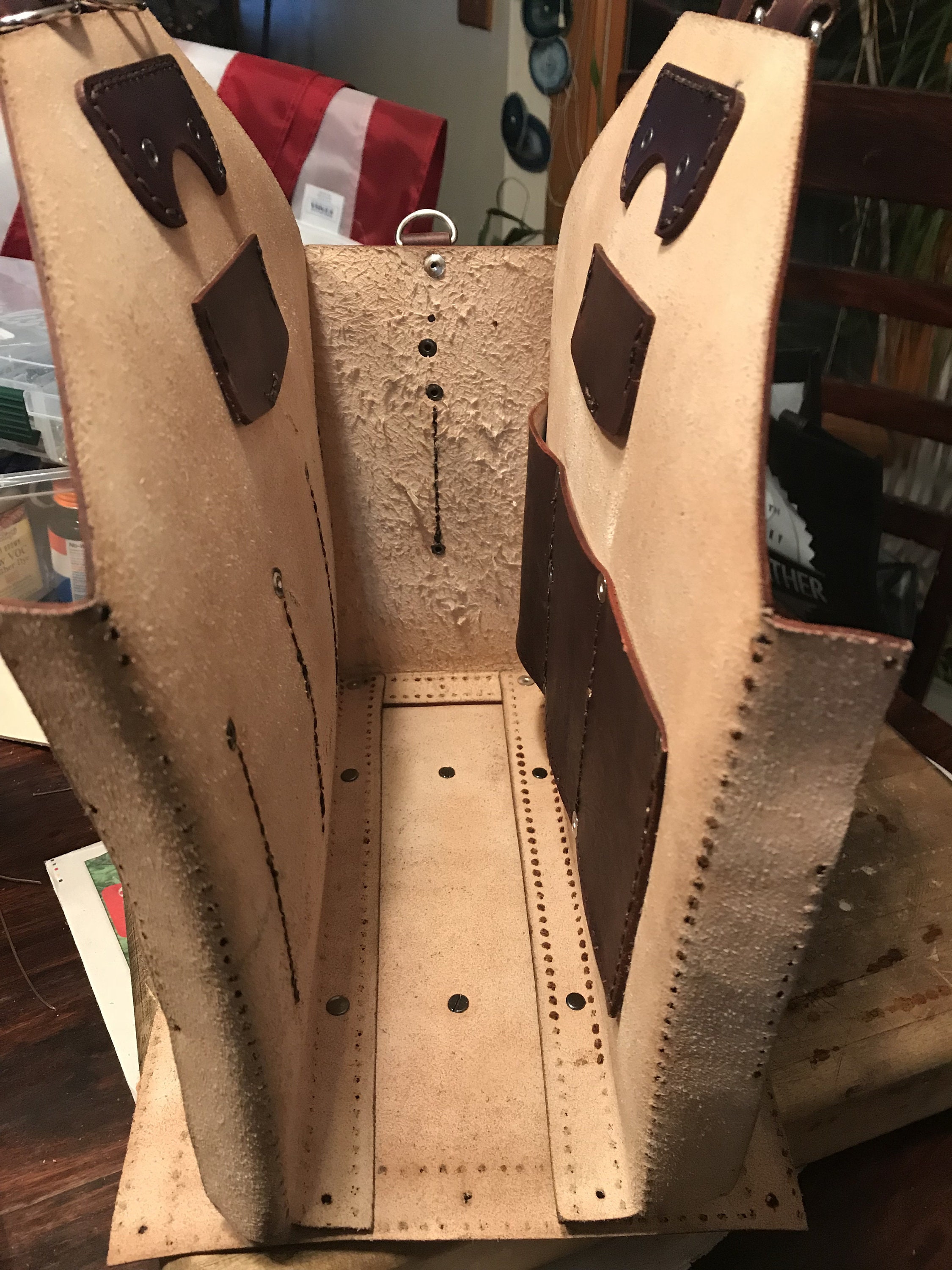 Heavy Duty Leather Tool Tote - Etsy