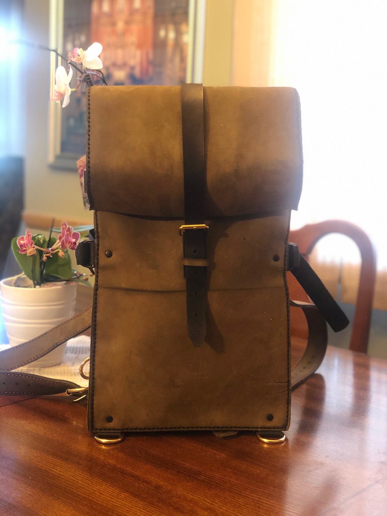 DIY Rolltop Leather Backpack Pattern Svg and Pdf - Etsy