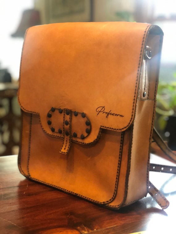 Leather Messenger Backpack Pattern PDF and SVG Files Included | Etsy