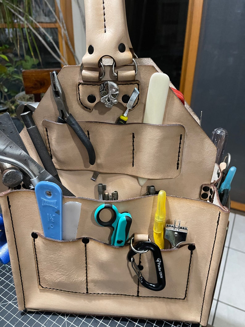 DIY Leather Tool Tote Pattern in Svg and PDF Formats - Etsy