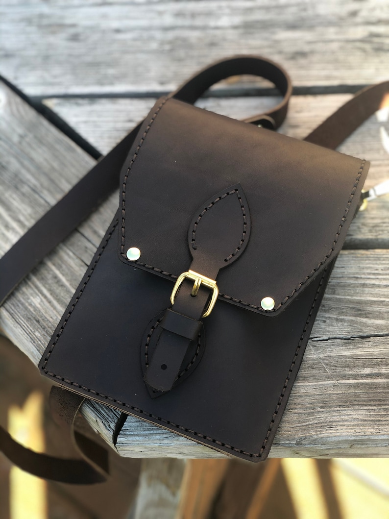 DIY Leather EDC Cross Body Bag/ Satchel Pattern in Svg and Pdf - Etsy UK