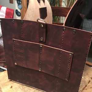 DIY Leather Tool Tote Pattern in Svg and PDF Formats - Etsy