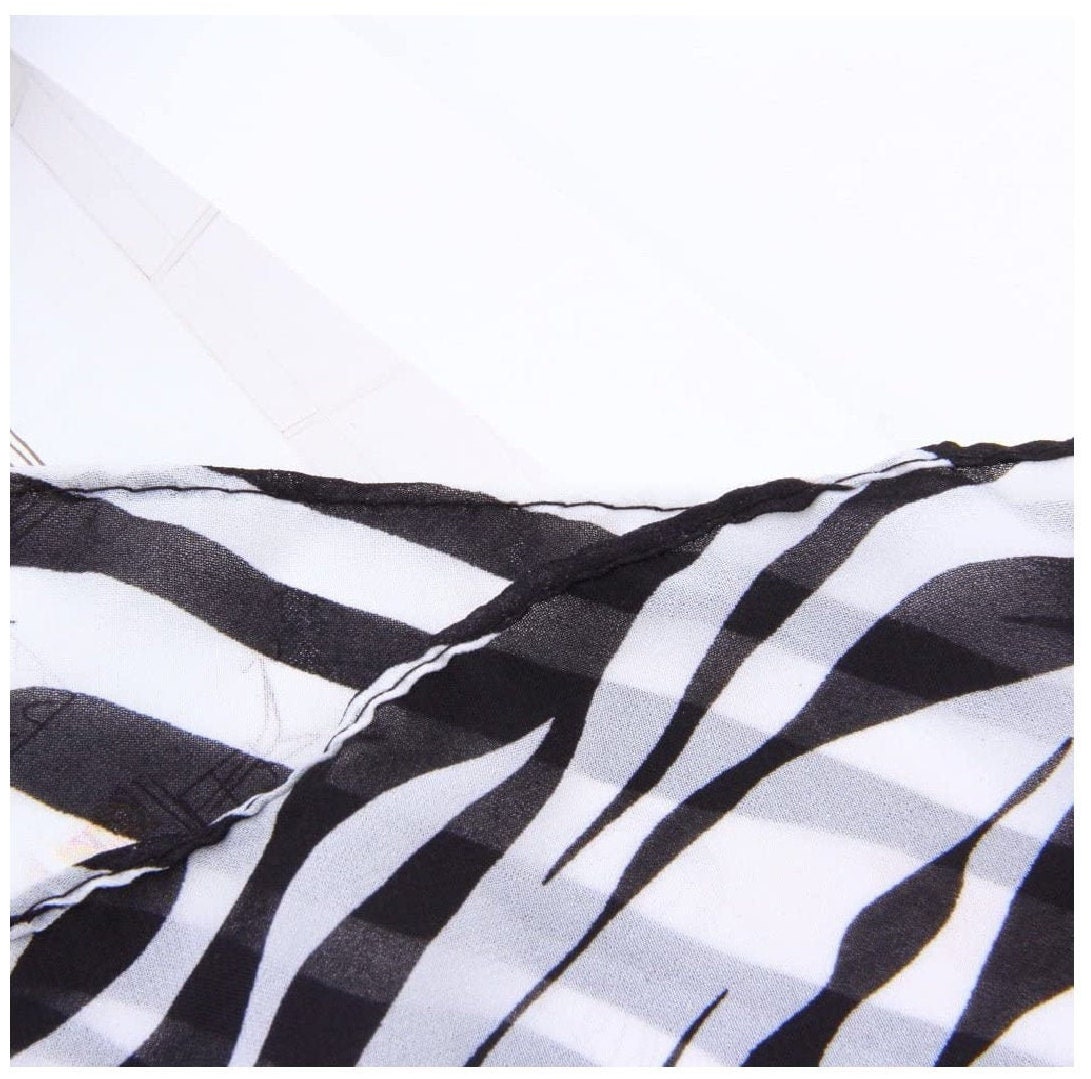 Zebra Printed Long Scarf - Etsy