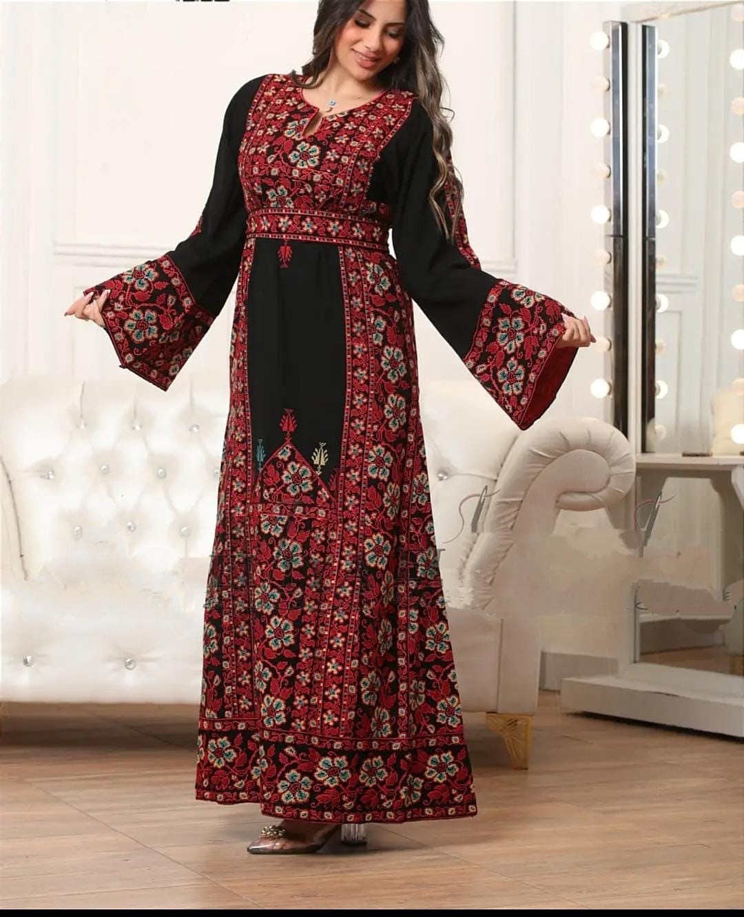 Thobe Kaftan Luxury Fashion Design Long Sleeves Thobe Princess Design ...