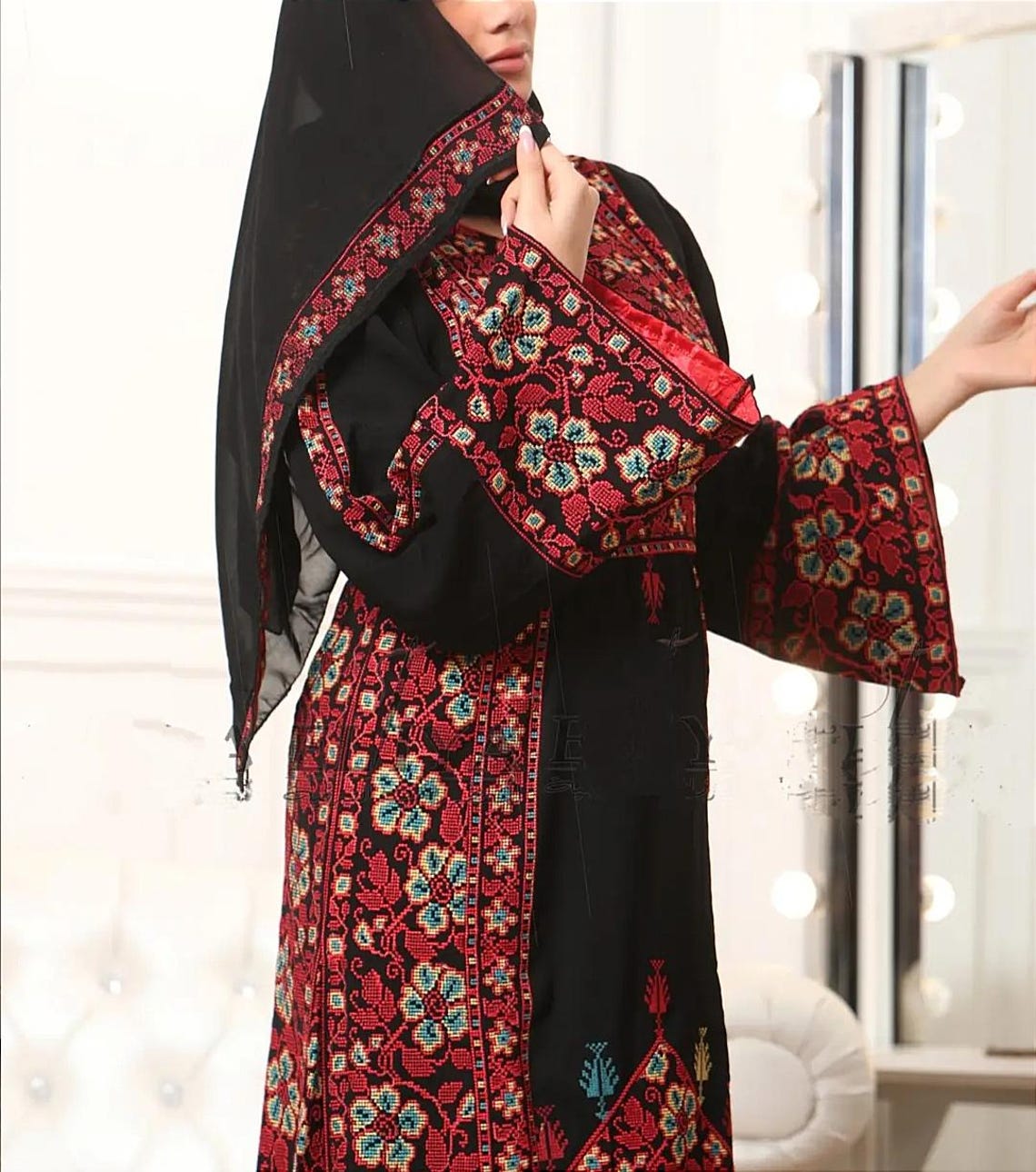 Thobe Kaftan Luxury Fashion Design Long Sleeves Thobe Princess Design ...