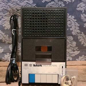 Vintage Roberts The Pro Line Cassette Tape Recorder Model No. | Etsy