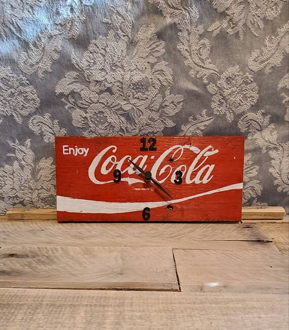 Vintage Coca-cola Create Handmade Clock Coca-cola Clocks - Etsy