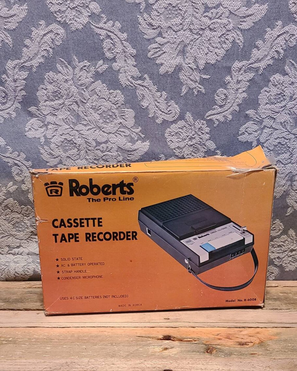 Vintage Roberts The Pro Line Cassette Tape Recorder Model No. | Etsy