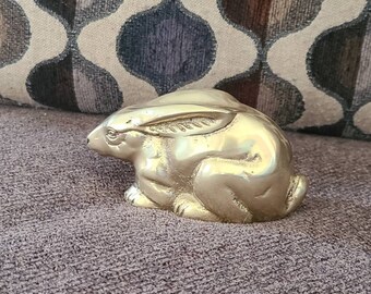 Brass Rabbit Statue - Etsy