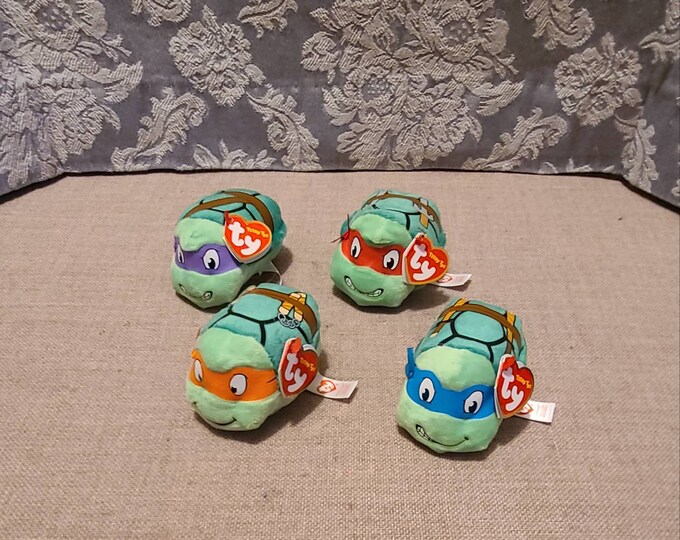 Tenny TY Beanie Boos Tennage Mutant Ninja Turtles Stackable - Etsy