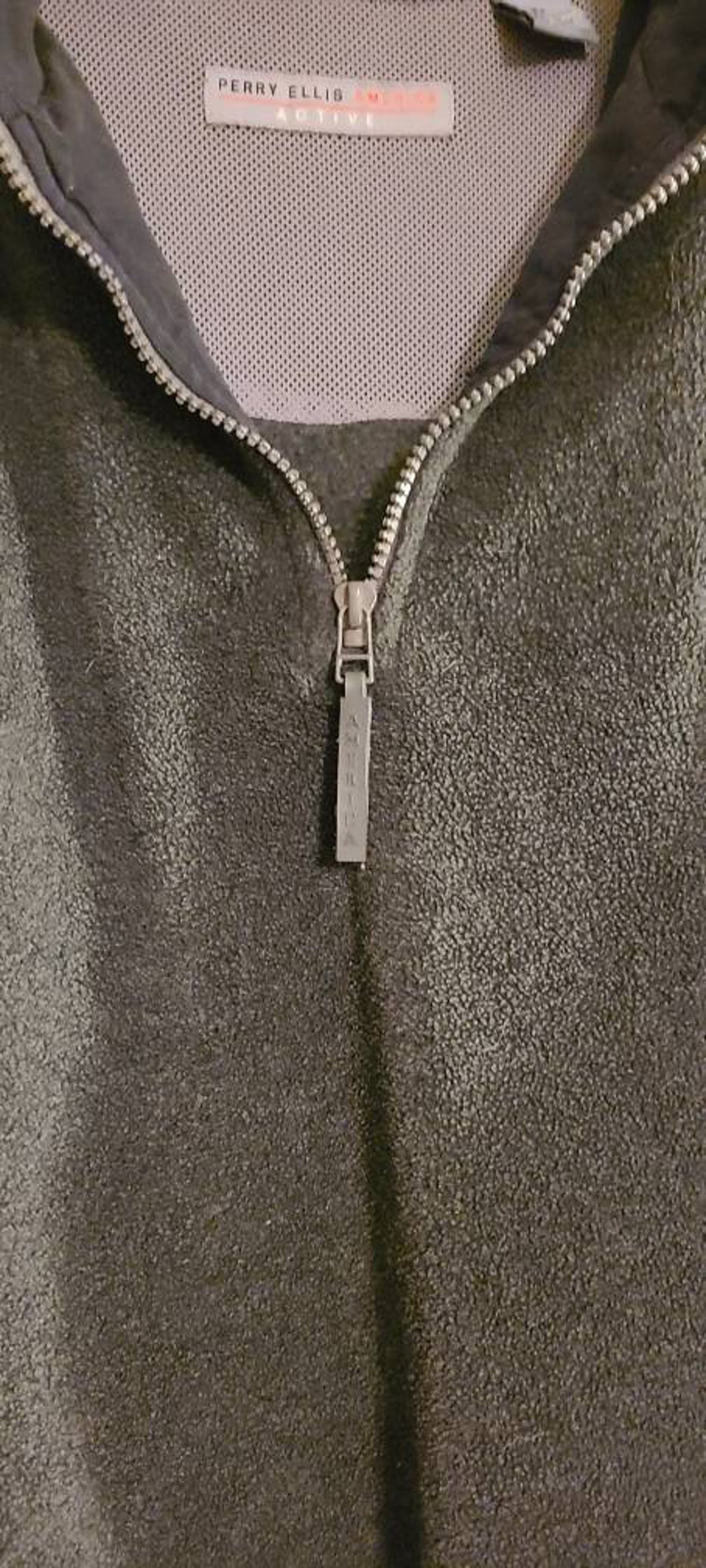 Vintage Perry Ellis America Active Fleece Pullover Jacket - Etsy