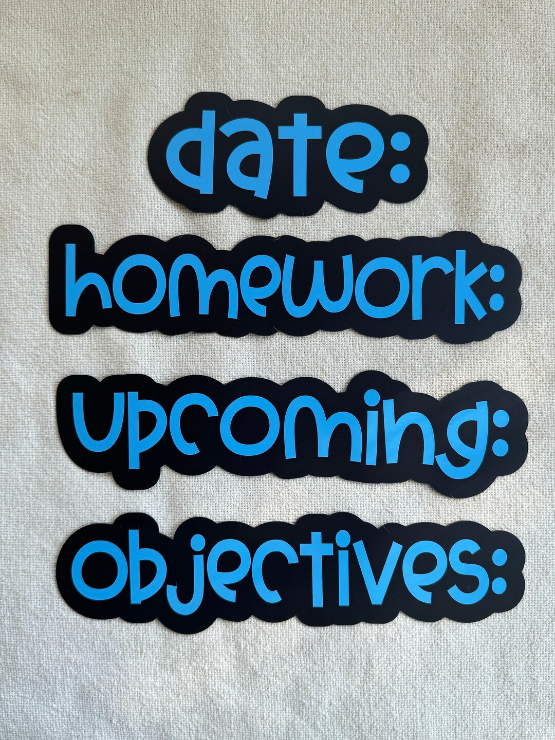 SET of White Board Custom Magnetic Labels, Whiteboard Magnet Labels ...