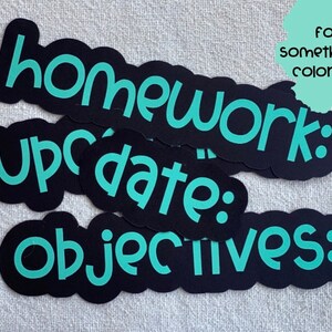 SET of White Board Custom Magnetic Labels, Whiteboard Magnet Labels ...