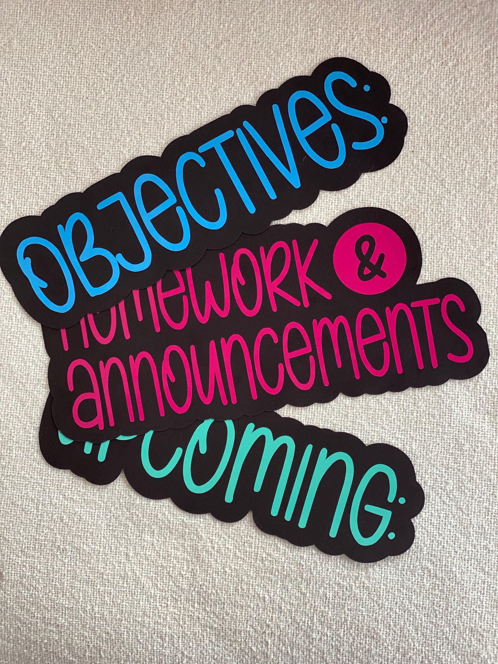 White Board Custom Magnetic Labels White Board Custom Magnet - Etsy