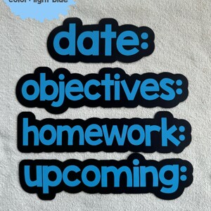 SET of White Board Custom Magnetic Labels, Whiteboard Magnet Labels ...