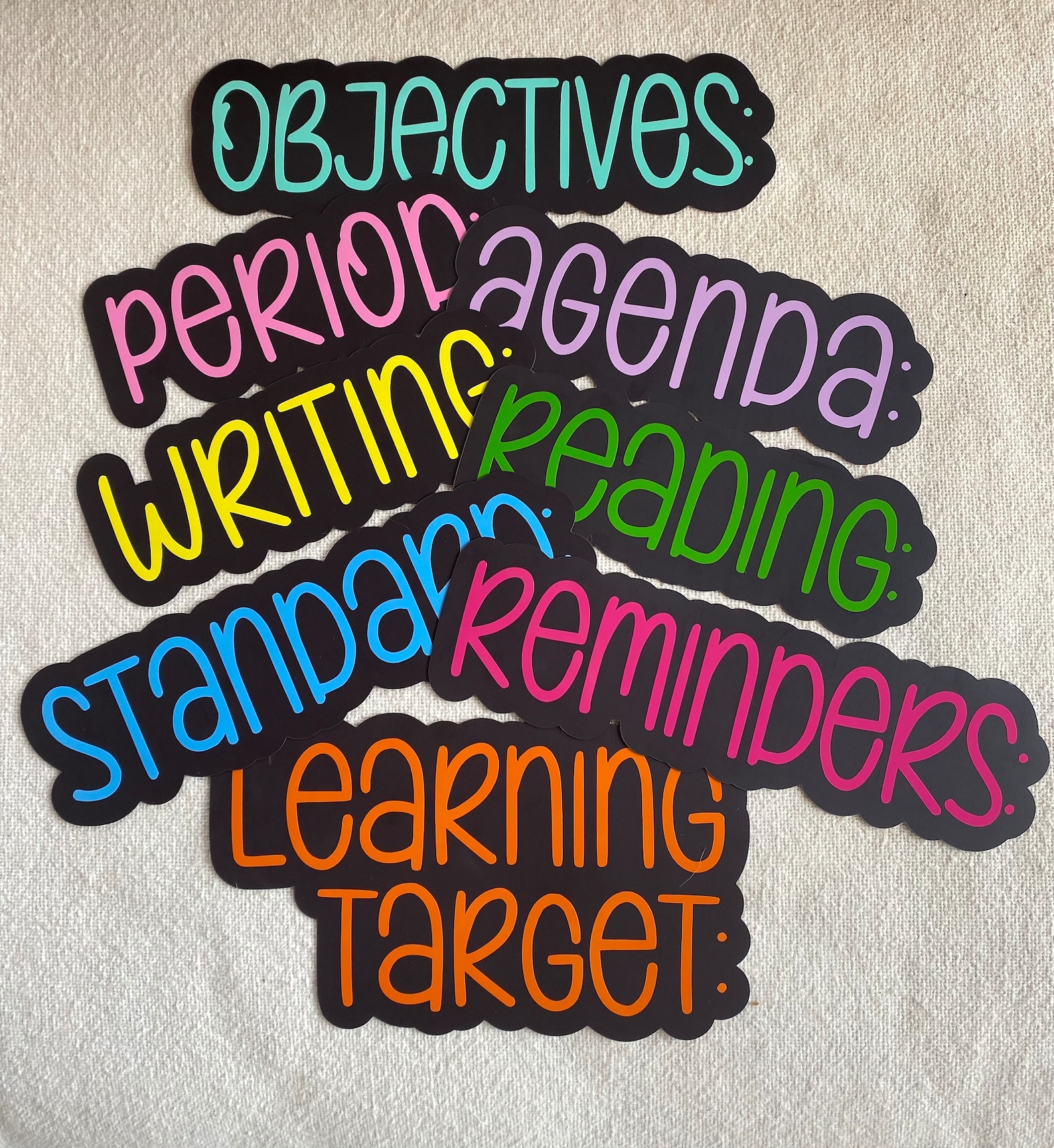 White Board Custom Magnetic Labels White Board Custom Magnet - Etsy