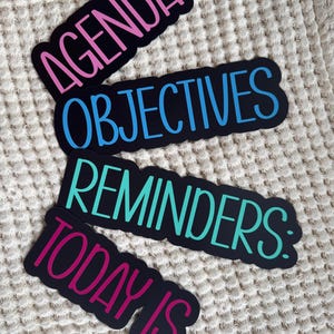 Custom White Board Magnetic Labels: Classroom Decor, Teacher Gift - Etsy